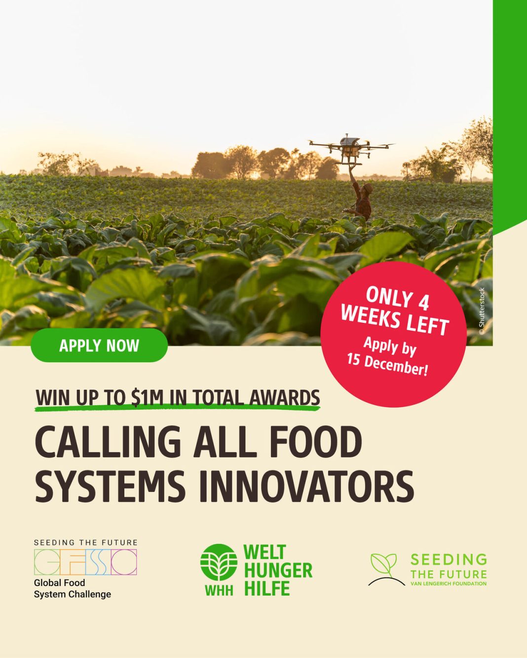 Seeding The Future Global Food System Challenge (up to $250,000 ...